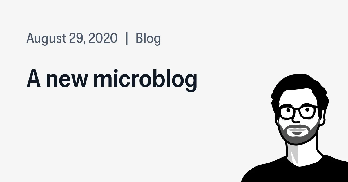 A new microblog | max.hn